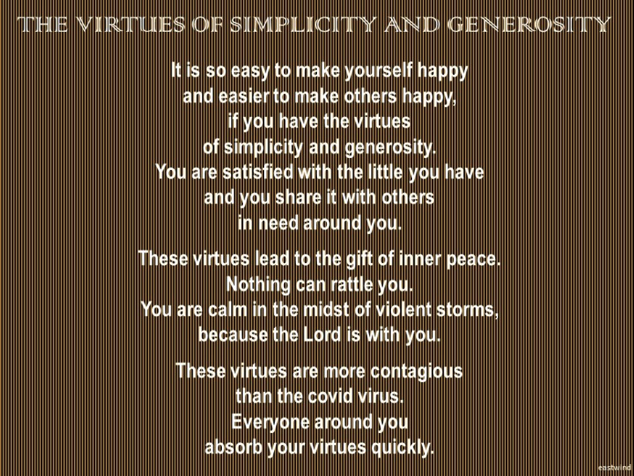 Three Virtues on the Meaning of Life (#11) – Eastwind Journals